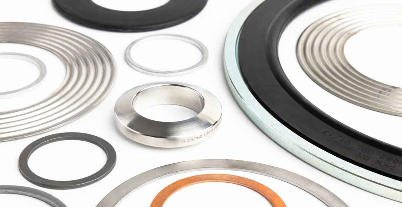 Ring joint gaskets, spiral wound gaskets, grooved gaskets,